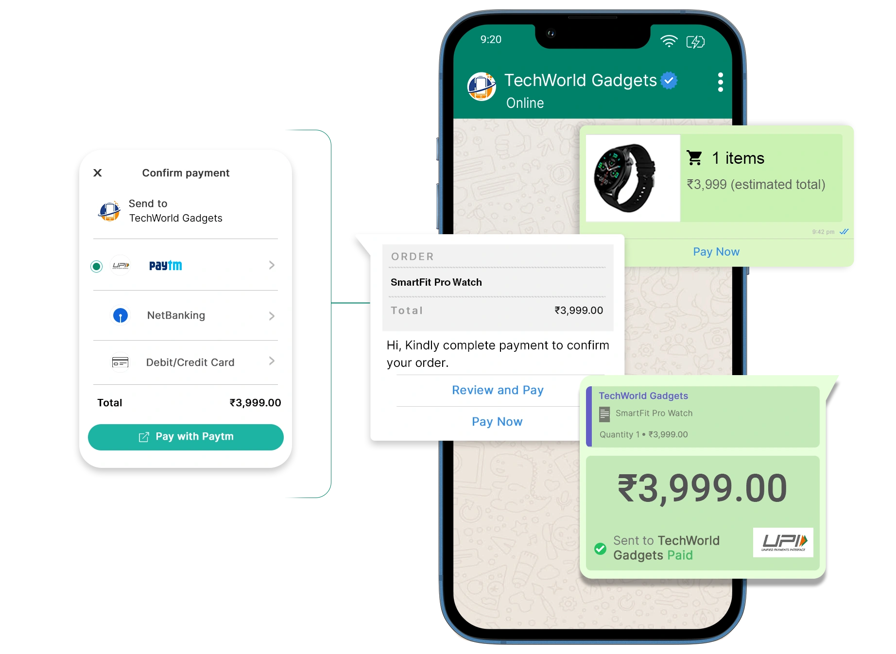 In-Chat Payments on WhatsApp – Collect and Confirm Orders